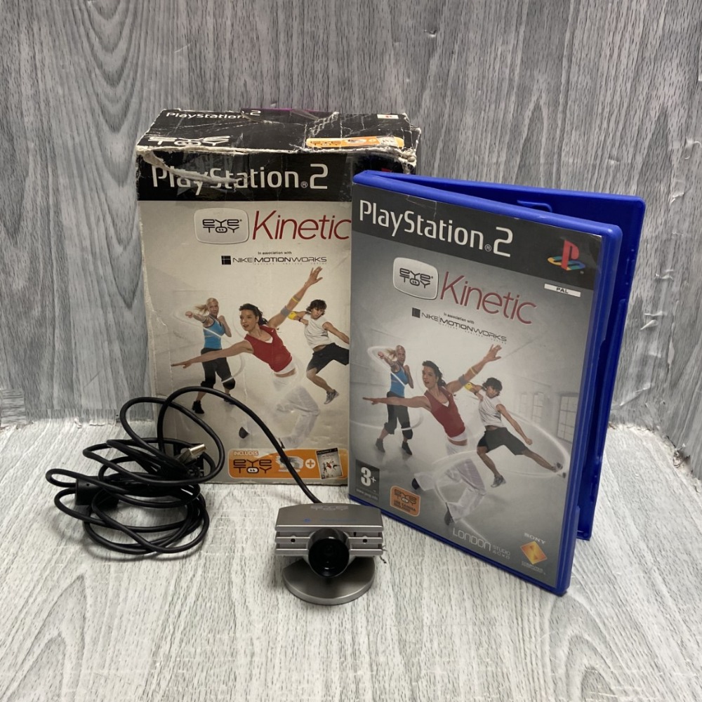 Used SONY PS2: EYE TOY KINETIC (CAMERA + GAME) - Own4Less